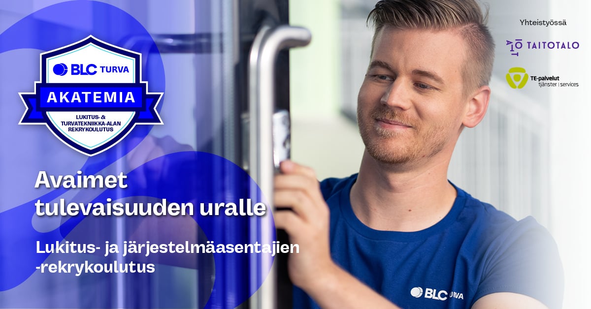 BLC Turva Akatemia kouluttaa uusia tekijöitä alalle